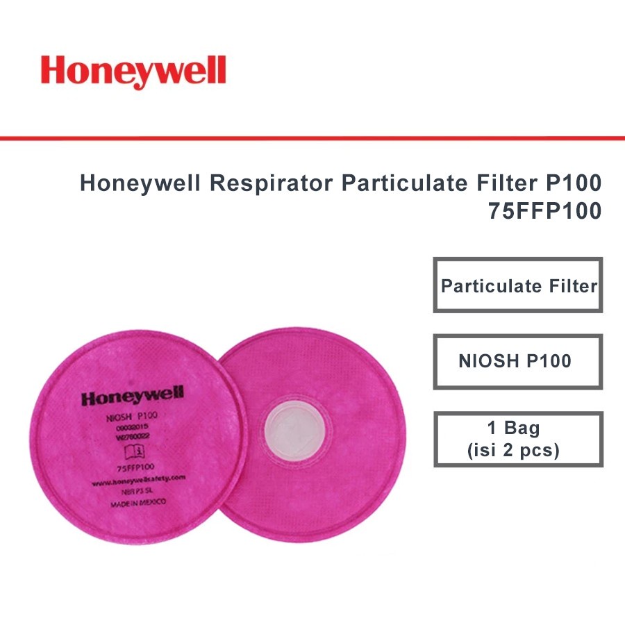 Jual Honeywell Particulate Filter P100 75FFP100 - 1 Bag (isi 2 ...