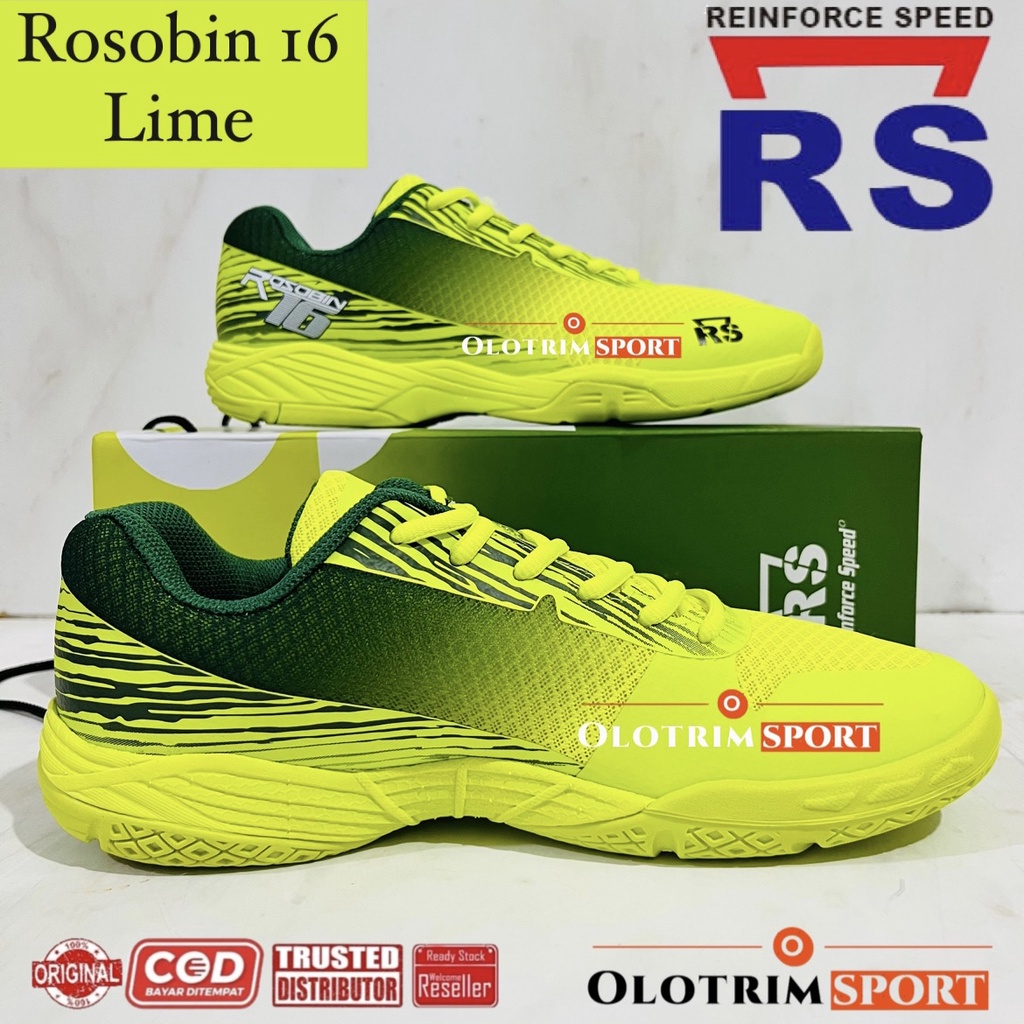 Jual Sepatu Badminton RS Rosobin 11 12 14 15 16 17 18 Original | Shopee ...