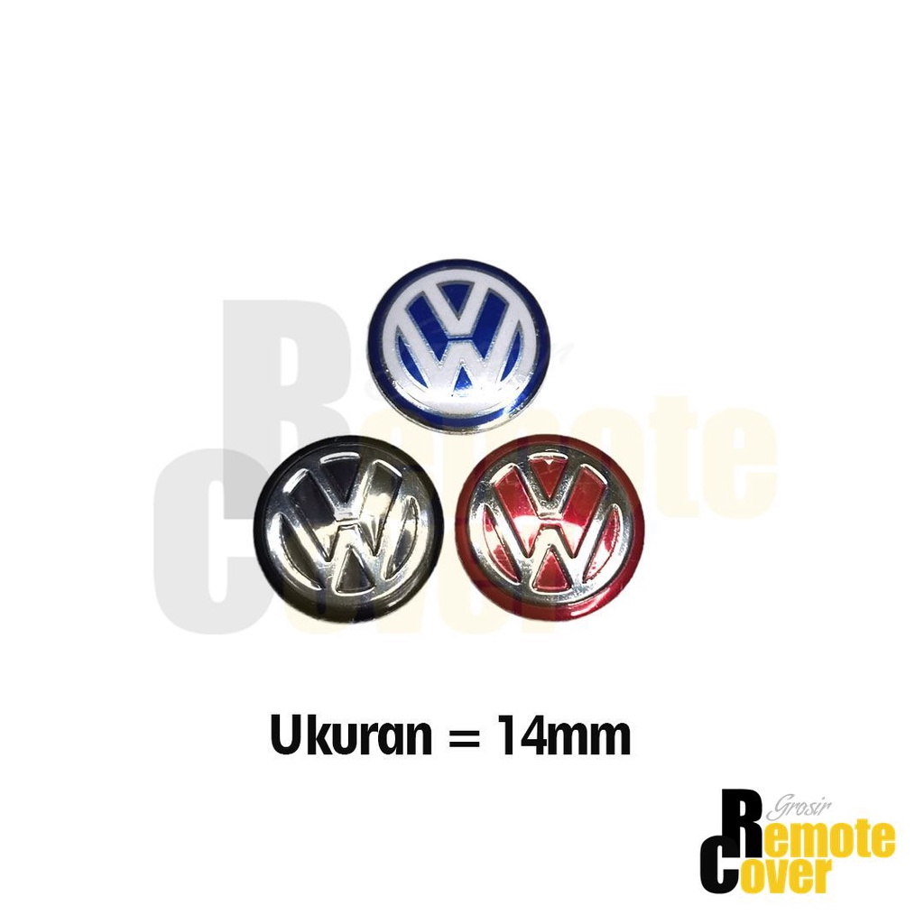Jual Emblem Kunci Sticker Logo untuk Kunci Mobil VW Polo Golf Tiguan ...