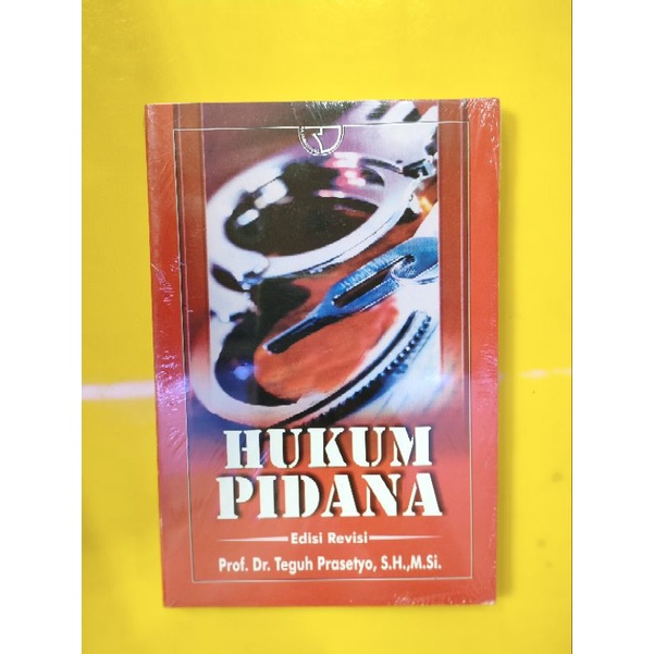 Jual hukum pidana edisi revisi prof dr teguh prasetyo sh | Shopee Indonesia