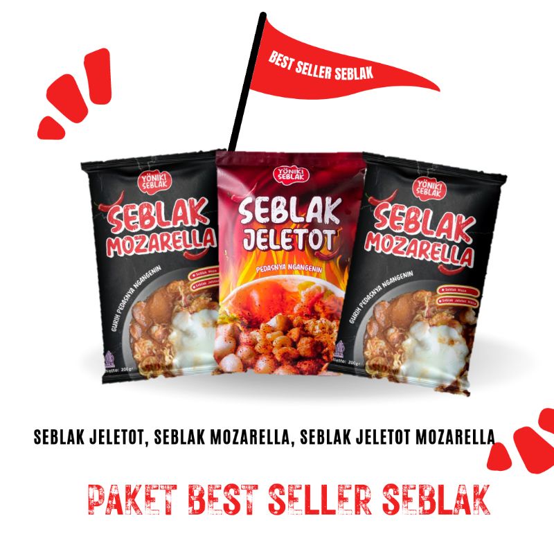 Jual Paket Best Seller Seblak (Seblak Jeletot, Seblak Jeletot Mozarella ...