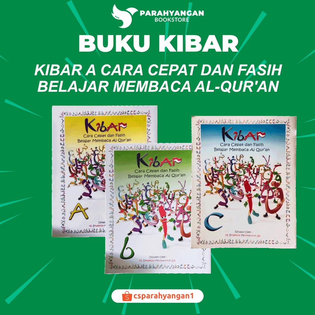 Jual Buku KIBAR Kecil A-B-C [Cara Cepat & Fasih Belajar Membaca Al Qur'an] | Shopee Indonesia