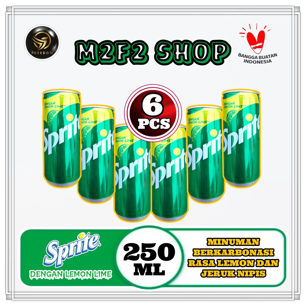 Jual Sprite Minuman Bersoda Kaleng | Can - 250 ml (Kemasan 6 Pcs ...