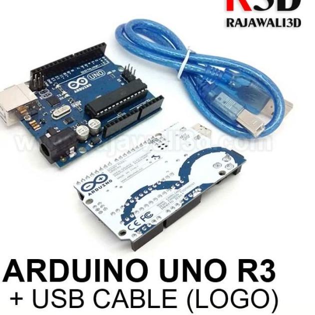 Jual Arduino Uno R3 DIP 16u2 Grade Clone with Logo w USB Cable | Shopee Indonesia