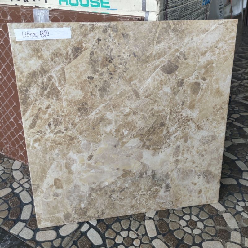 Jual Keramik Lantai cutting semi granit 50×50 Platinum Libra bn Pare ...