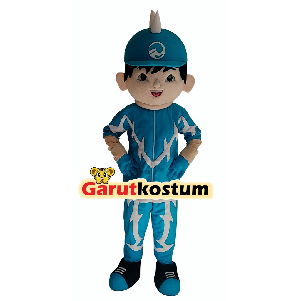 Jual Kostum maskot badut karakter boboiboy air dewasa lucu costume ...
