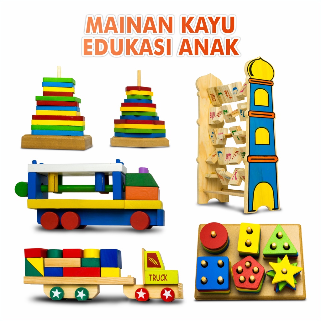Jual Mainan Kayu Edukasi Anak-Alat Peraga Edukasi Untuk Anak Tk Paud ...