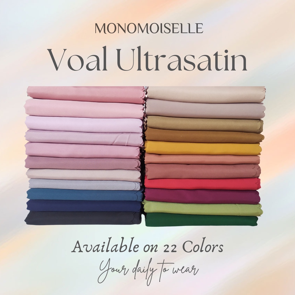 Jual Voal Ultrasatin Lasercut / Ultrasatin Voile / Voal Ultrafine satin ...