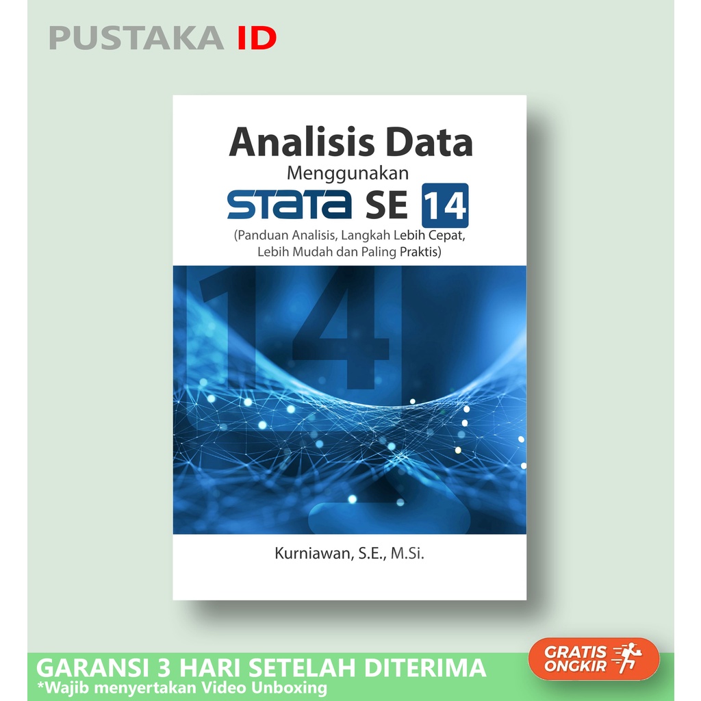 Jual Buku Analisis Data Menggunakan Stata SE 14 (Panduan Analisis ...
