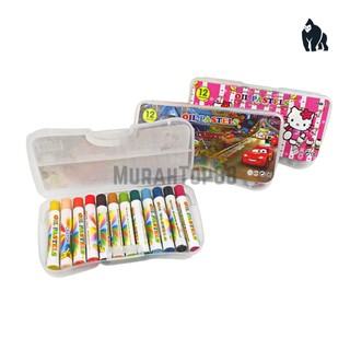 Jual Crayon Mini 12 Warna / Oil Pastel / Krayon Set Kecil Murah Anak ...