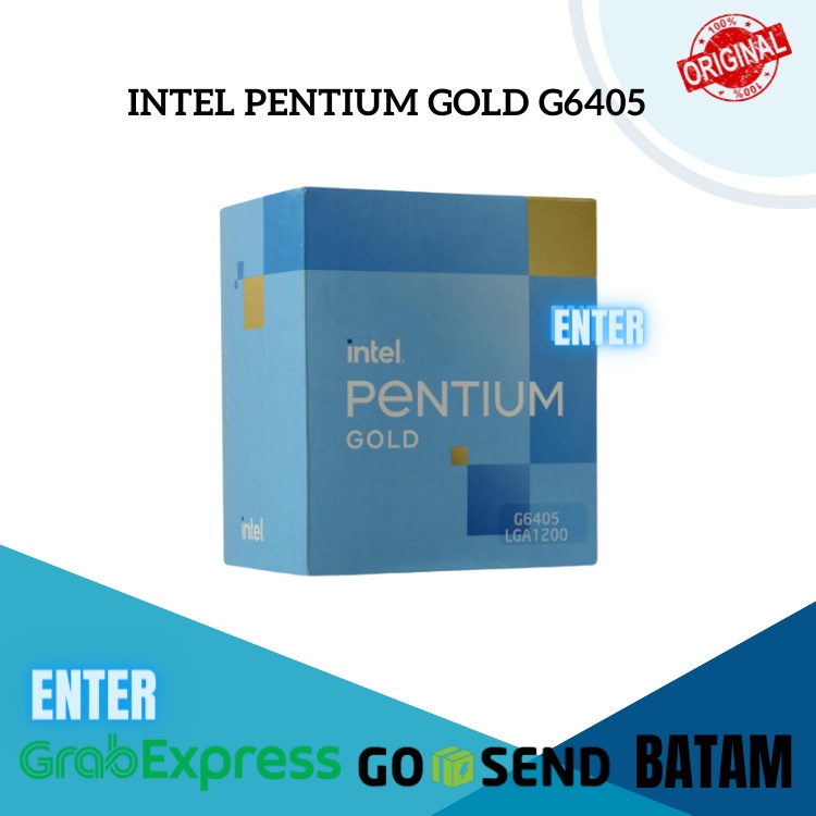 Jual INTEL PENTIUM GOLD G6405 4.1GHZ DUAL-CORE - LGA 1200 BOX | Shopee Indonesia