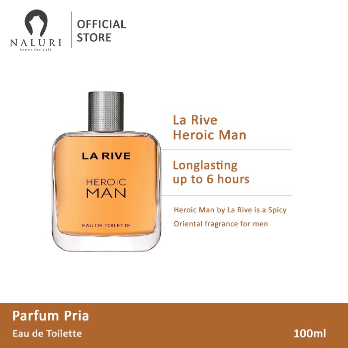 Jual Parfum La Rive Heroic Man EDT 100ml | Shopee Indonesia