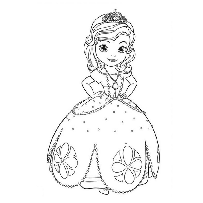 Jual Gambar Sketsa Mewarnai / Princes Disney / Part 1 / Gambar Sketsa ...