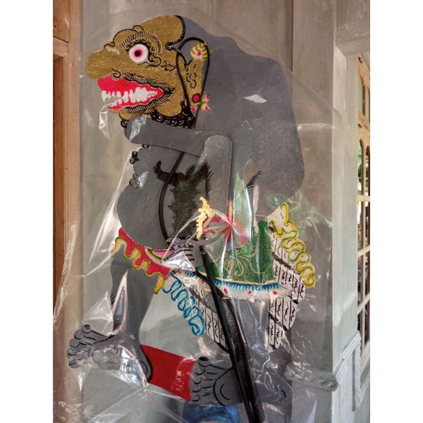 Jual Wayang kulit asli Indonesia Tokoh BUTO PUNUK Abu | Shopee Indonesia