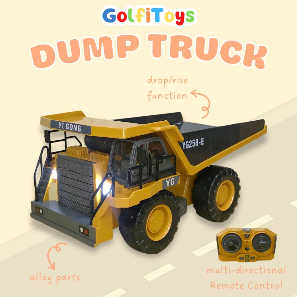 Jual Mobil Remot Anak RC Dump Truck Remote Control dengan Charger Alat ...