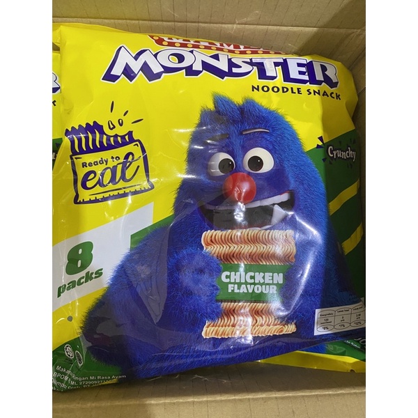 Jual snack mamee rasa ayam original 200gr / moster noodle snack ...