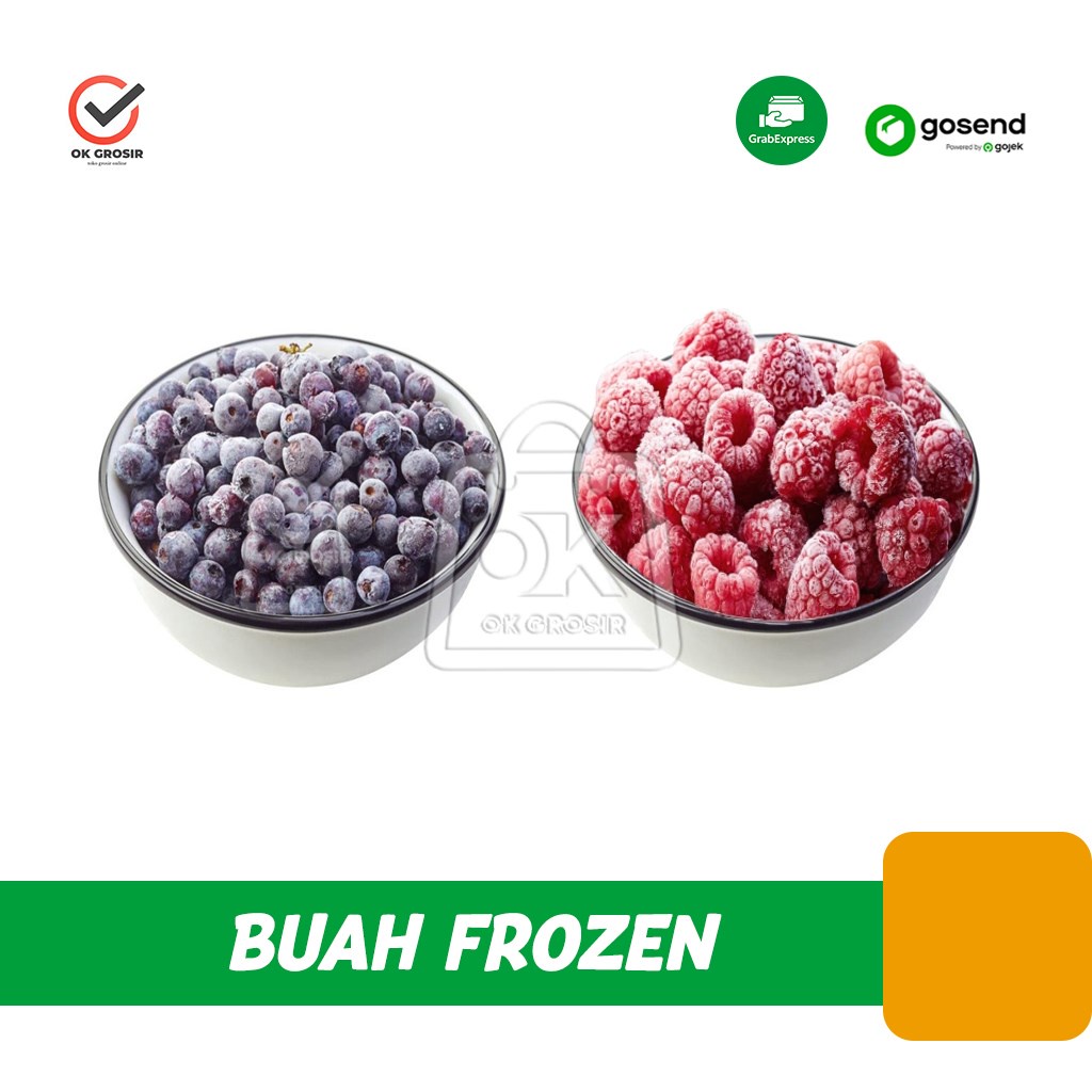 Jual Buah Blueberry / Raspberry / Mulberry / Strawberry Frozen (1 Kg ...