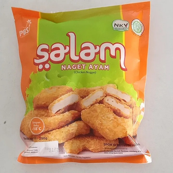 Jual SALAM NUGGET AYAM 250gr - NUGGET AYAM / DAGING AYAM OLAHAN ...