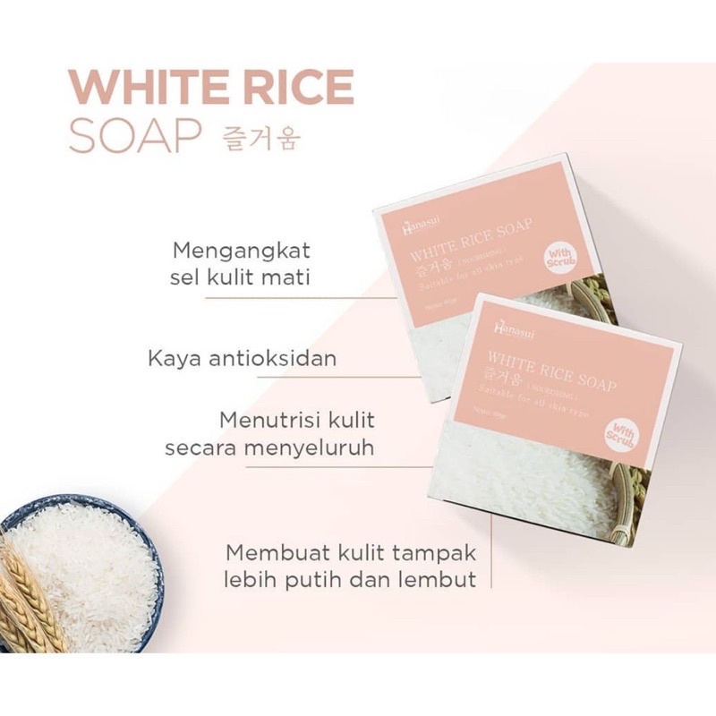 Jual SABUN HANASUI SOAP Aloe Vera, Coffee Kopi, Bambu Charcoal, White ...