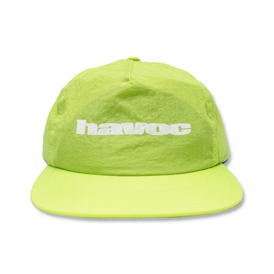 Jual HAVOC LIME LOGO SNAPBACK NYLON WRINKLE | Shopee Indonesia