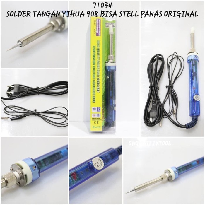 Jual SOLDER TANGAN YIHUA 908 BISA STELL PANAS ORIGINAL | Shopee Indonesia