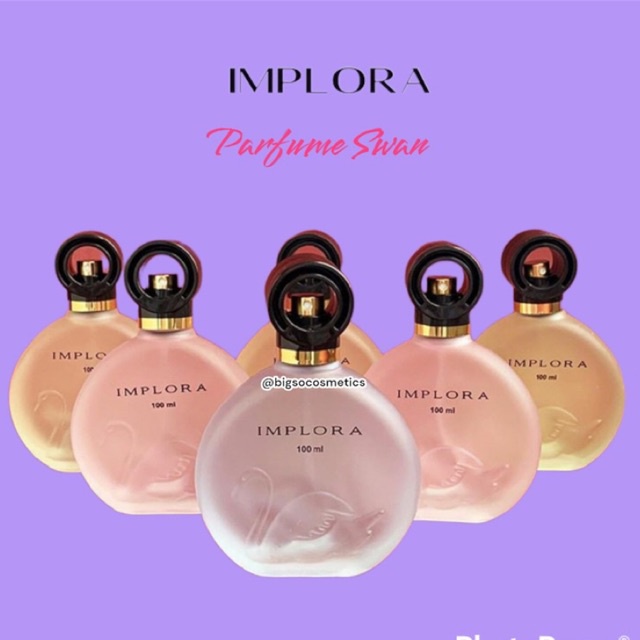 Jual IMPLORA PARFUM SERIES EAU DE TOILETTE (perfume swan angsa bebek ...