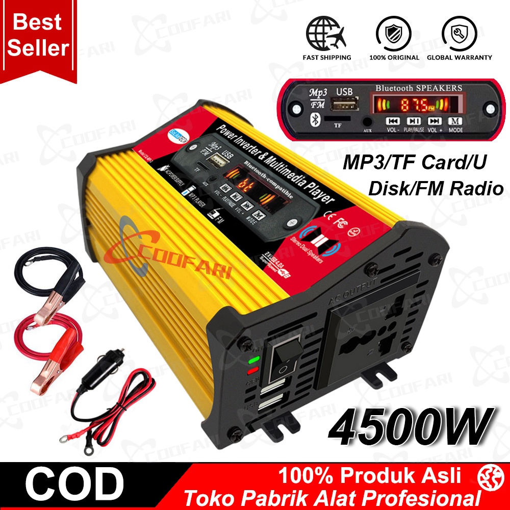 Jual Inverter Daya Ma 4500W Inverter Tenaga Surya, Konverter DC 12V Ke ...