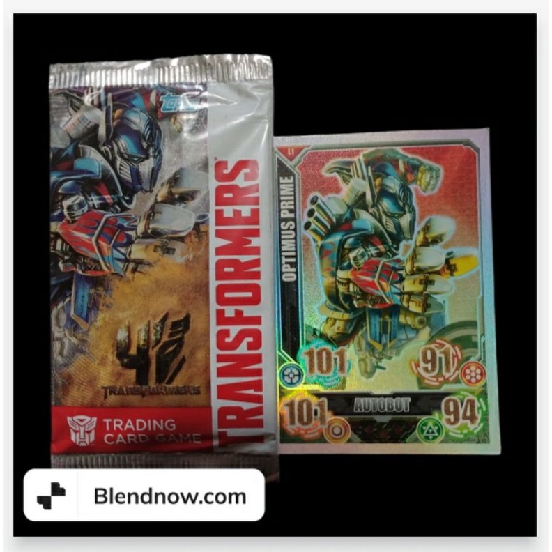 Jual kartu original Transformers sealed free card foil edition Optimus ...