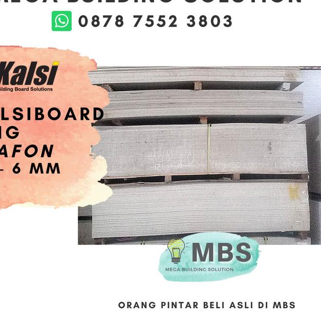 Jual Kalsiboard Ling 4mmx1200x2400 / Kalsiboard Plafon - EKONOMIS ...