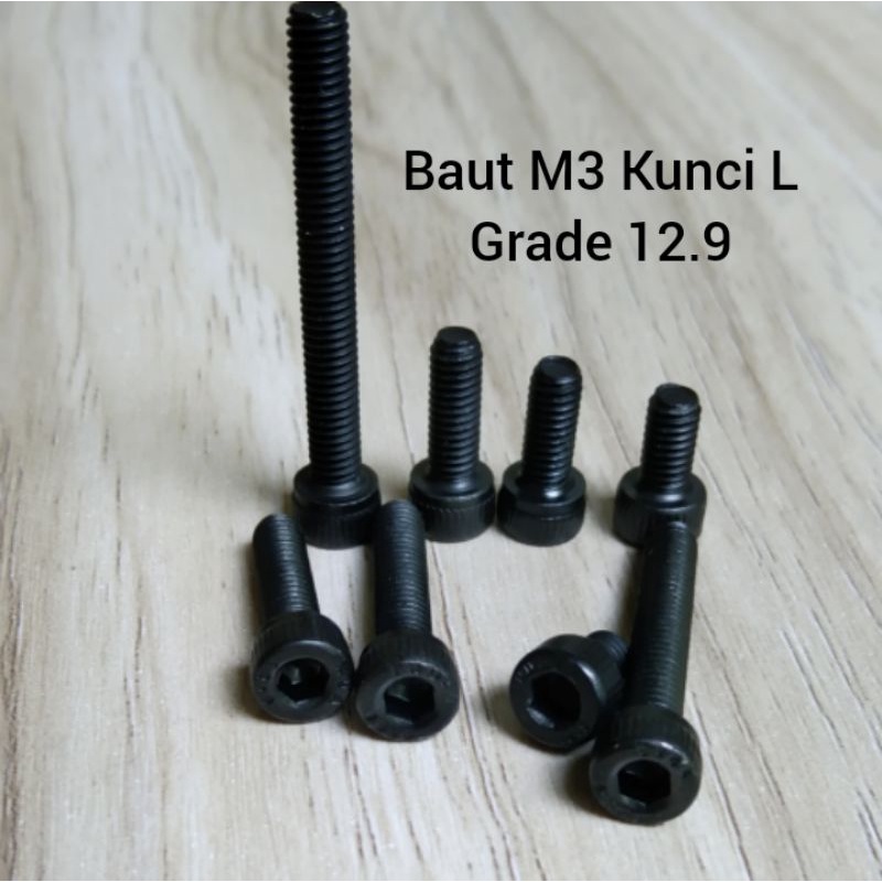 Jual Baut Baja M3 / Hex Socket Cap Screw M3 | Shopee Indonesia