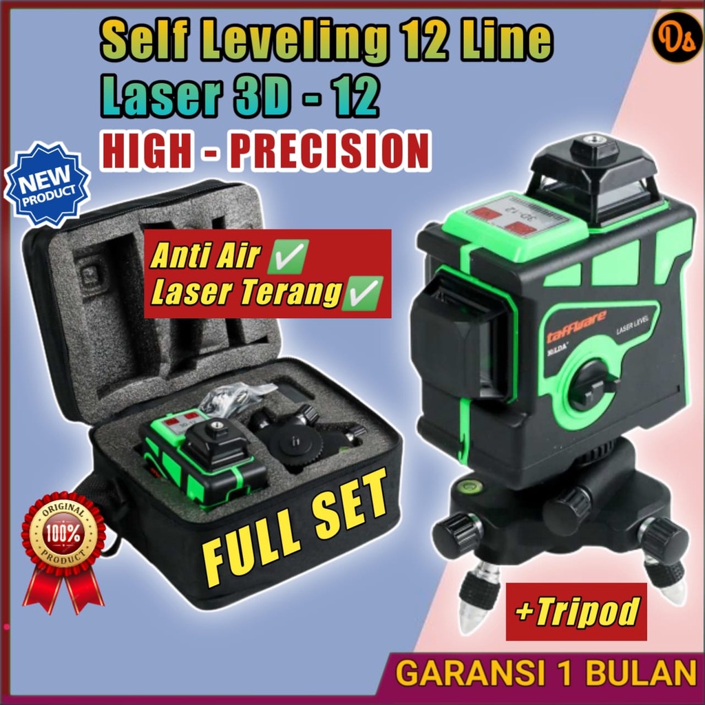 Jual ORIGINAL Mesin Self Leveling 12 Line Laser 3D High-precision - 3D ...