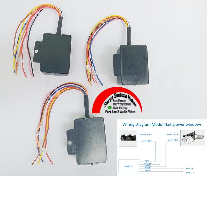 Jual Modul Auto Up Power Window Universal Atau Modul Otomatis Naik ...
