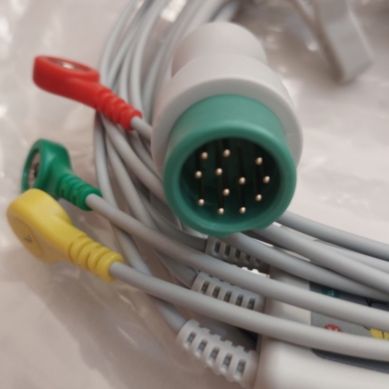 Jual KABEL EKG MINDRAY 3 LEADS 12 PINS G3243S | Shopee Indonesia