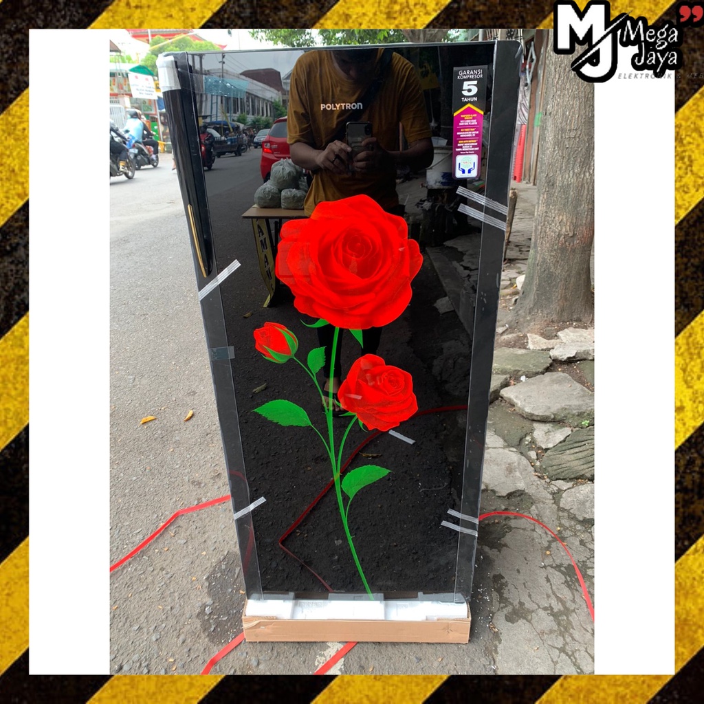 Jual LEMARI ES POLYTRON PRA-18DRX / PRA-17DRX / PRA-16DRX (HANDLE PINTU ...