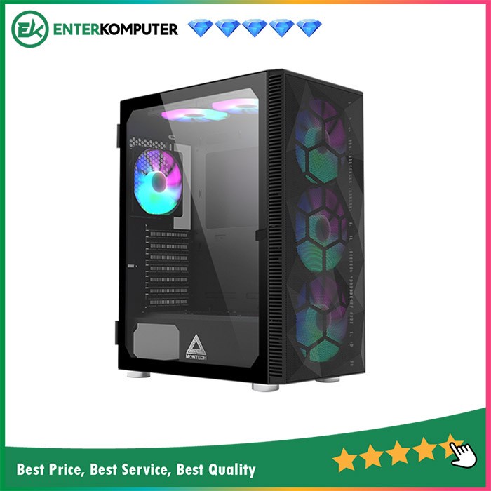 Jual Montech X Mesh Black - Casing PC | Shopee Indonesia