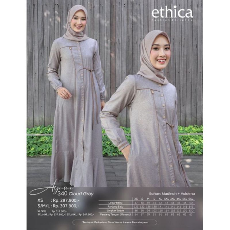 Jual eticha ayumi 340 cloud grey | Shopee Indonesia