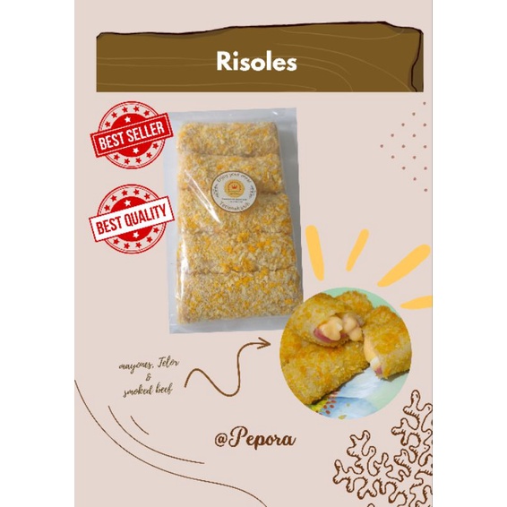 Jual Risoles isi mayones smoked beef dan telor / kualitas premium ...
