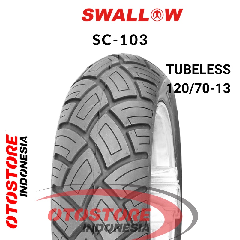Jual Ban Luar Motor Swallow SC-103 120/70-13 RING 13 Tubeless ban motor scooter | Shopee Indonesia
