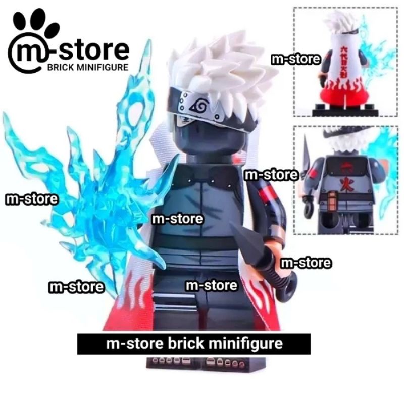 Jual brick naruto hatake kakashi mini toy figure | Shopee Indonesia