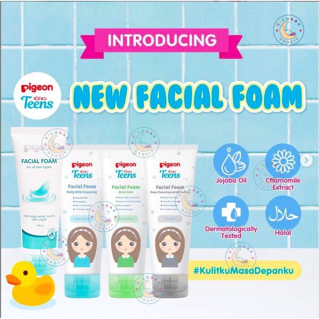 Jual PIGEON TEENS Facial Foam Acne Care | All Skin Type | Deep ...