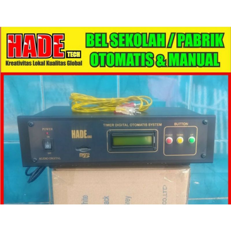 Jual bel sekolah otomatis tombol tanpa amplifier | Shopee Indonesia