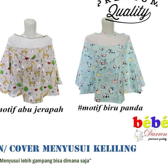 Jual Apron cover Menyusui asi Celemek Kain Penutup busui keliling ...