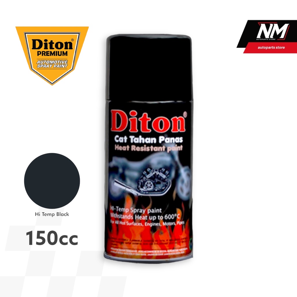 Jual DITON Hi Temp Black Cat Tahan Panas Untuk Blok Cop Mesin Knalpot Buring Hitam 150cc ...