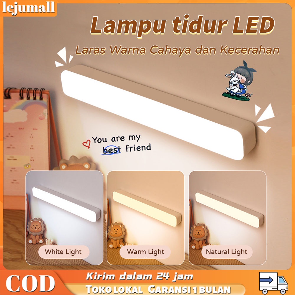 Jual lampu kabinet Lampu tidur 3 Colors Adjustable LED tombol ...