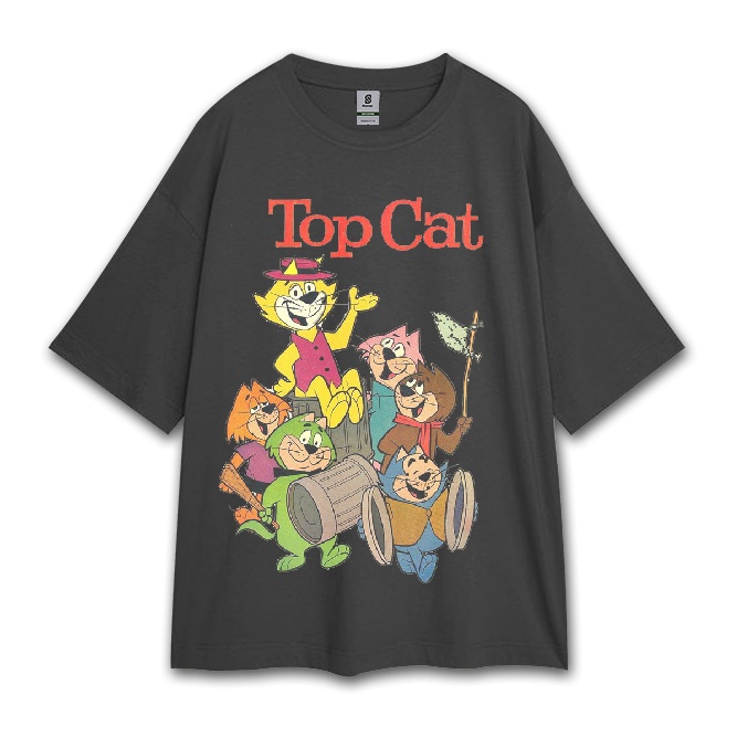 Jual Top Cat Cartoon Vintage Style Oversize Tee T-shirt | Shopee Indonesia