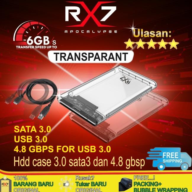 Jual RX7 SSD Enclosure 2.5" SATA USB 3.0 External Case | Shopee Indonesia