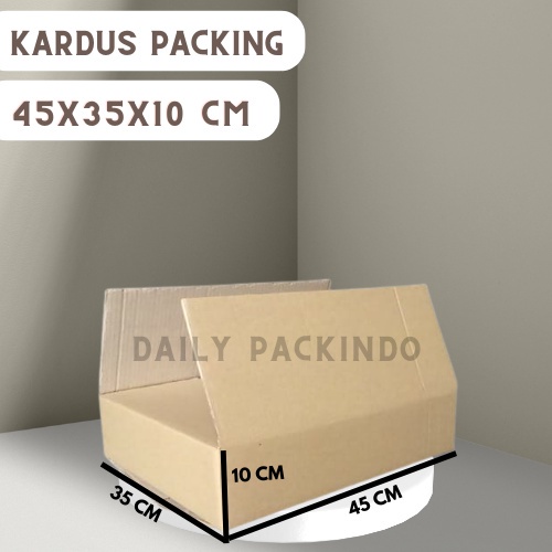 Jual Kardus/Packing/Dus/Corrugated/Box Ukuran 45X35X10 Cm Dus Besar ...