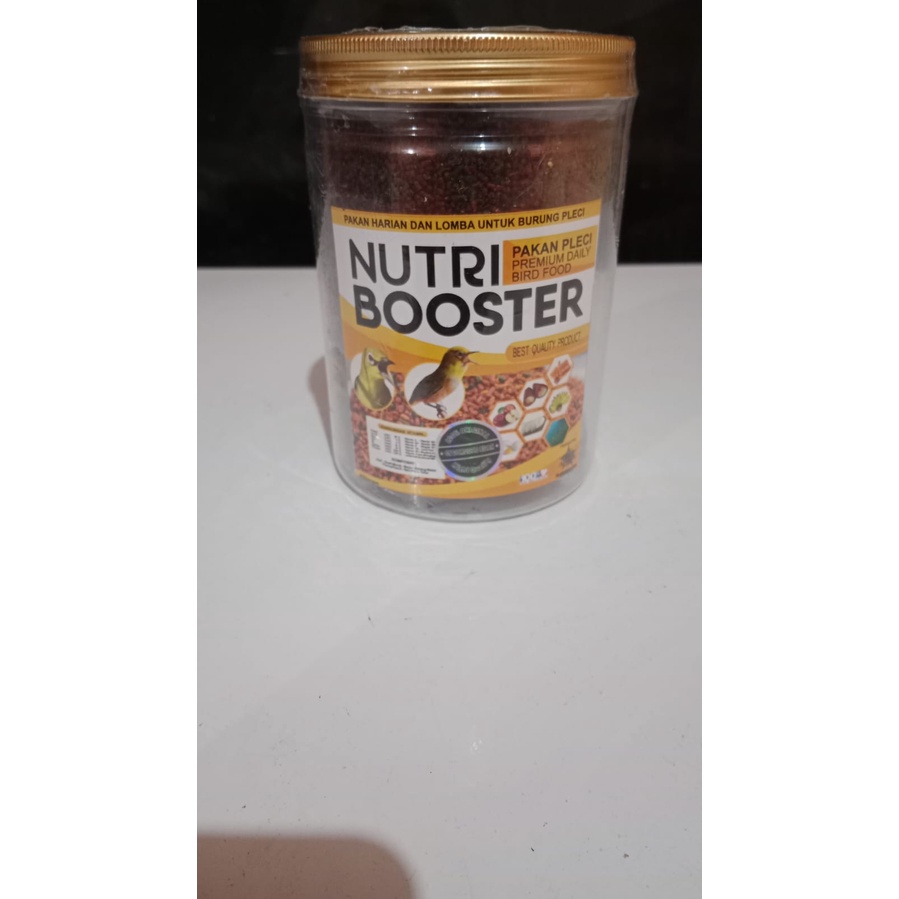 Jual NUTRI BOOSTER KEMASAN BESAR 450G VOER BURUNG PEMAKAN BUAH PLECI ROBIN | Shopee Indonesia