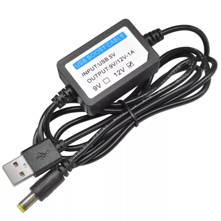 Jual Kabel Konversi USB DC 5V Ke DC 12V Bisa Powerbank ke Router bisa ...