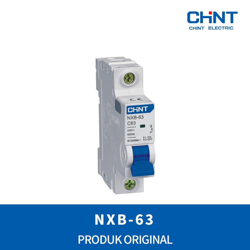 Jual MCB Chint NXB-63 1P 6kA (1A 2A 4A 6A 10A 16A 20A 25A 32A 40A 50A 63A) | Shopee Indonesia